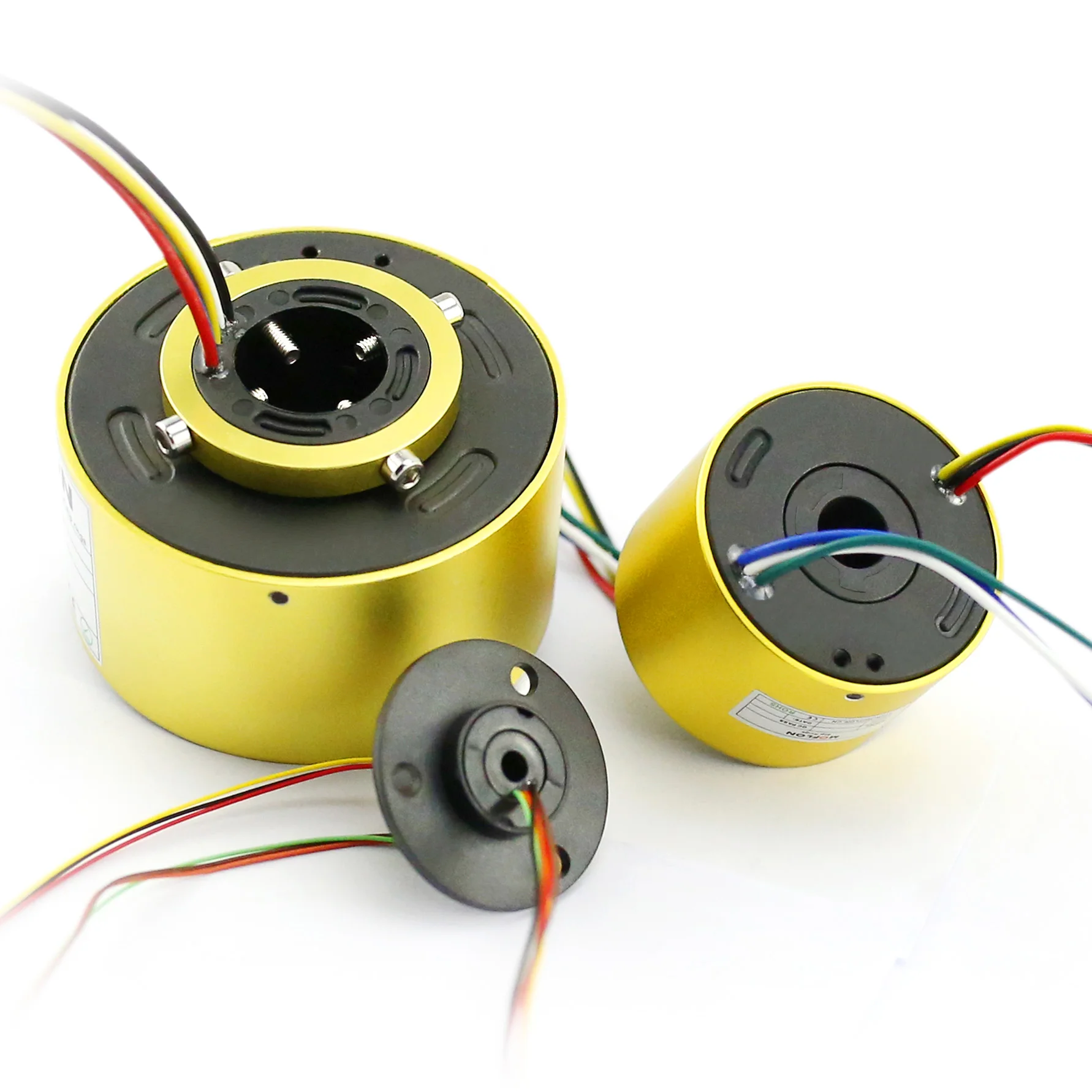 Slipring electric slip ring hole diameter90mmXOD185mm 6 wires through ...