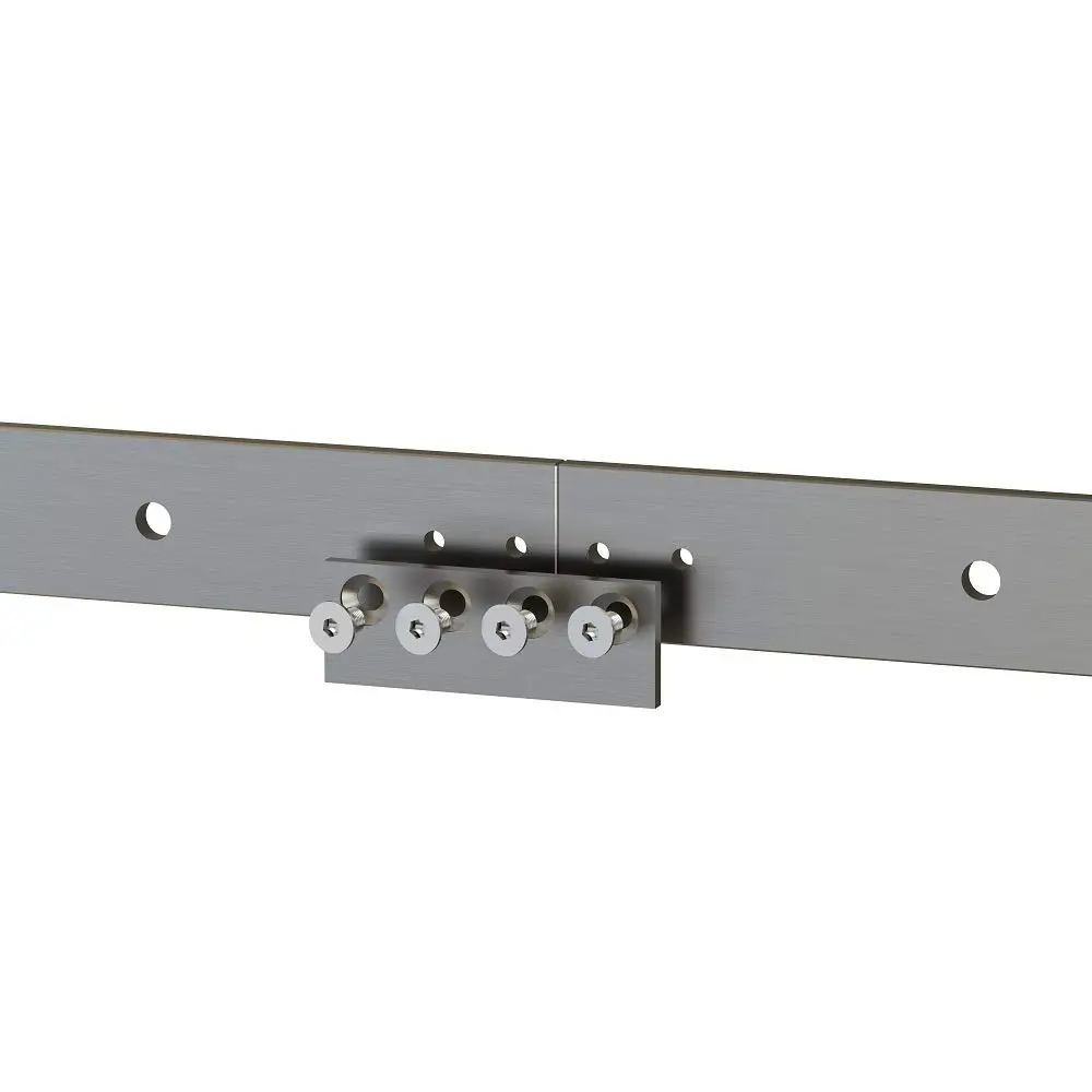 Stainless Steel Sliding Barn Door Hardware Rail Adaptor Flat Track ...