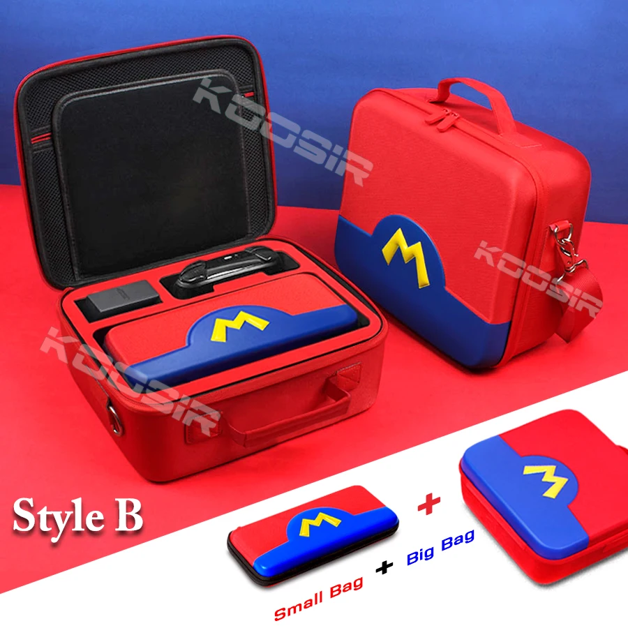 Cute Game Storage Case For Nintendo Switch Mario Theme Carrying Hand ...
