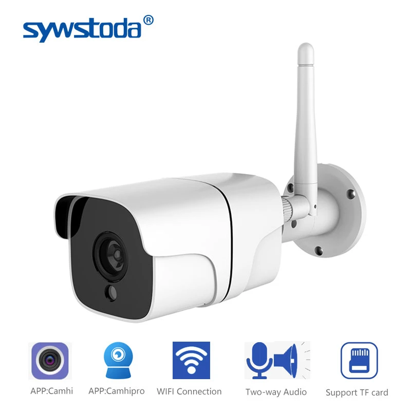 Two-way Audio Wifi Ip Cam Outdoor Wireless Onvif Night Vision Cctv ...