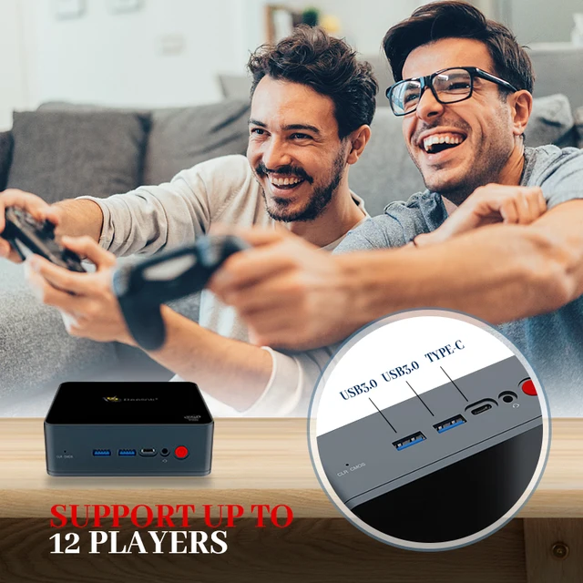 Retro Video Game Console Beelink Super Console X PC Lite For PS2/WII ...