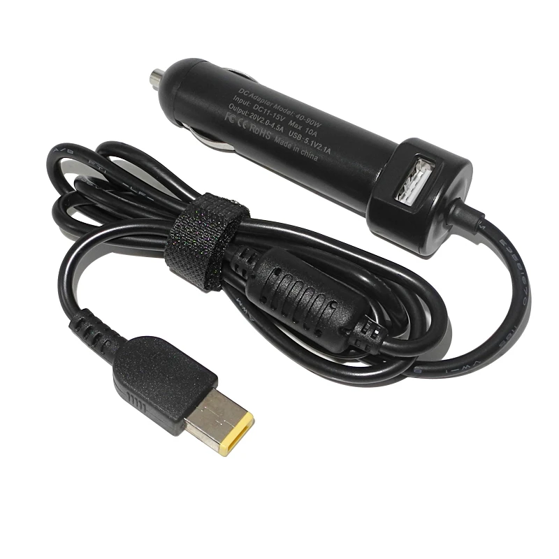 20V 3.25A 65W DC Car Charger Power Adapter for Lenovo Thinkpad T440p ...