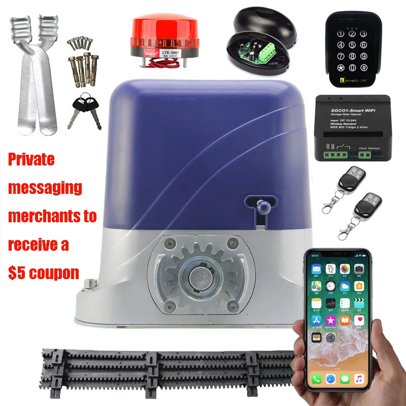 Sliding Gate Motor Wifi | Wifi Sliding Door Motor | Access Control ...