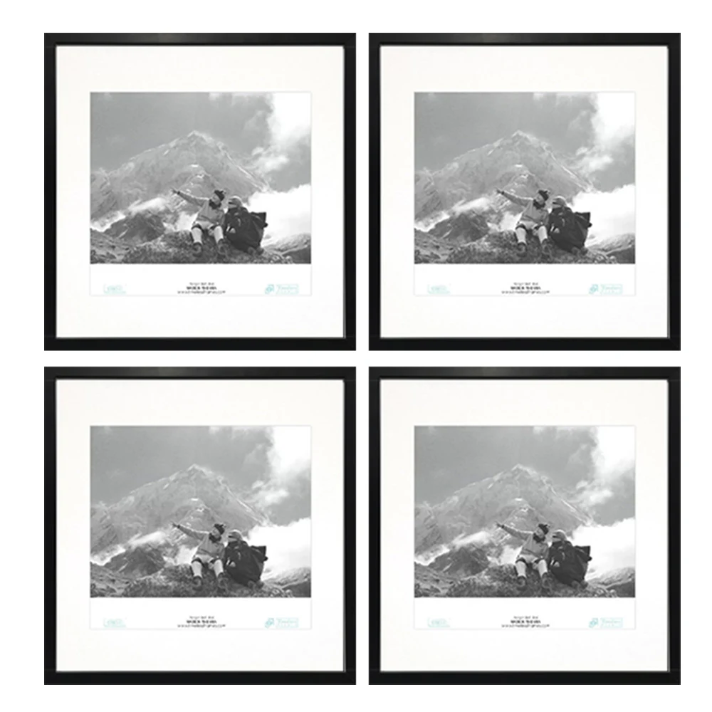 4Pcs/Set Picture Frame Metal Poster Frame Classic Aluminum Photo Frames ...