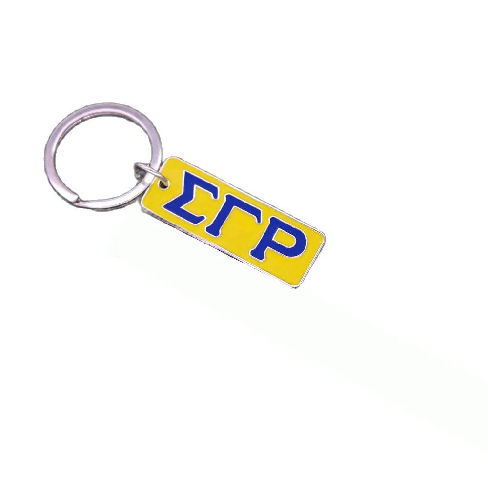 Metal-Rectangle-Stamped-Custom-Engraved-Enamel-Color-Sigma-Gamma-Rho ...