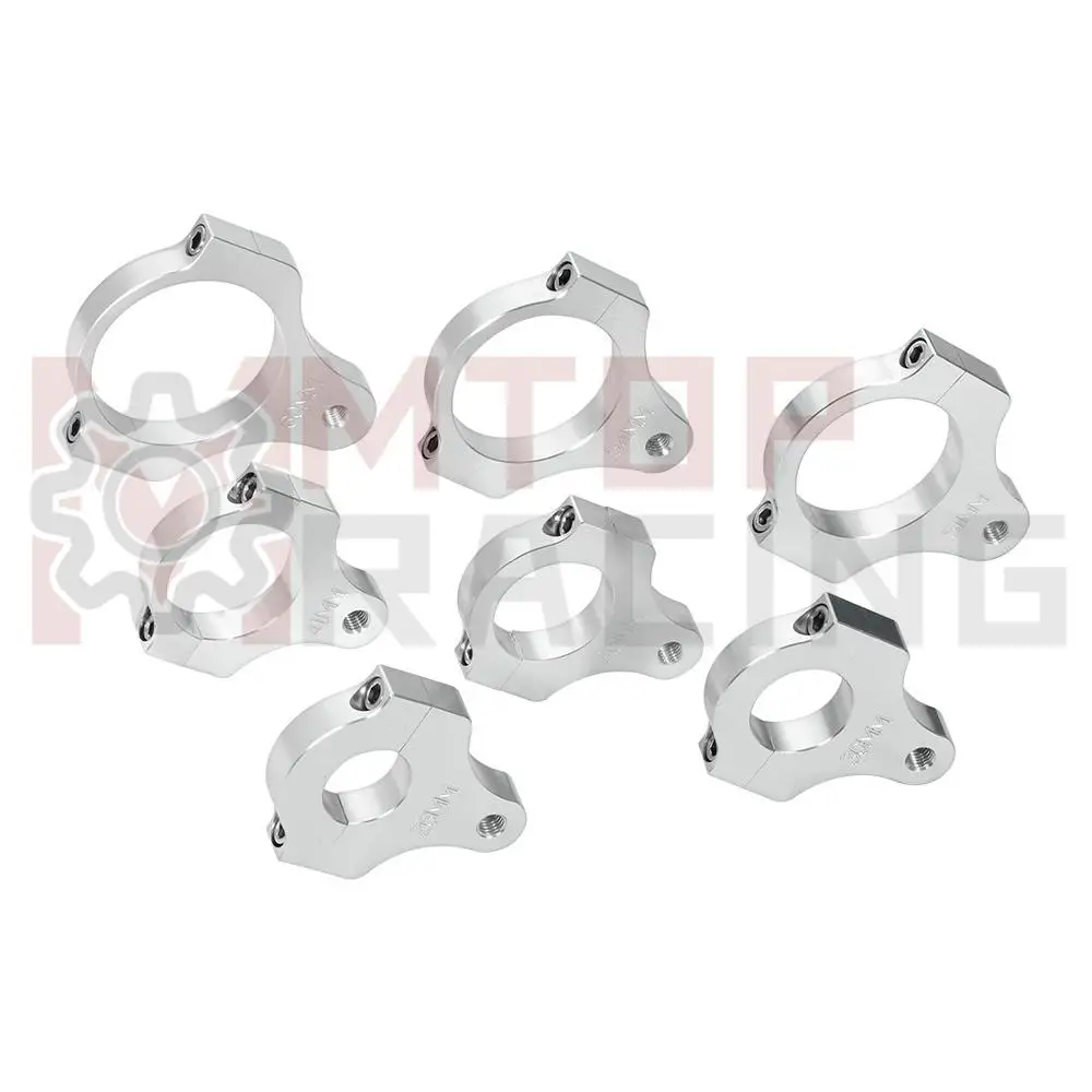 Universal Motorcycle Steering Damper Fork Frame Mounting Clamp Bracket ...