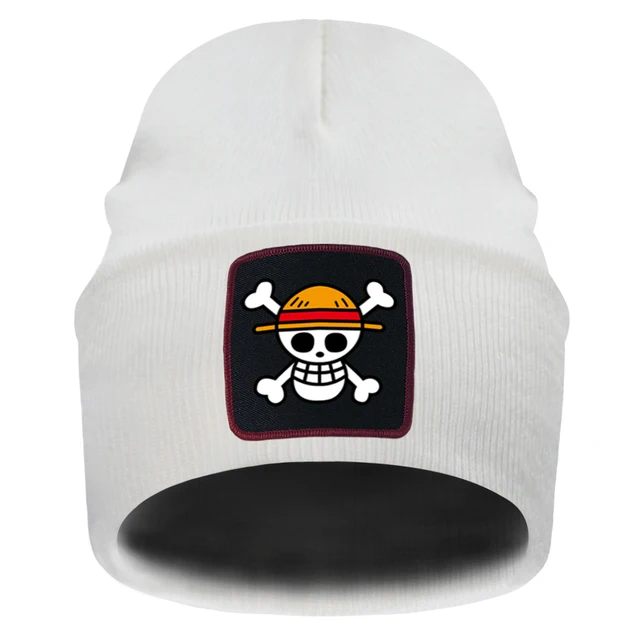 Anime One Piece Print Harajuku Unisex Hat Beanies - One piece ...