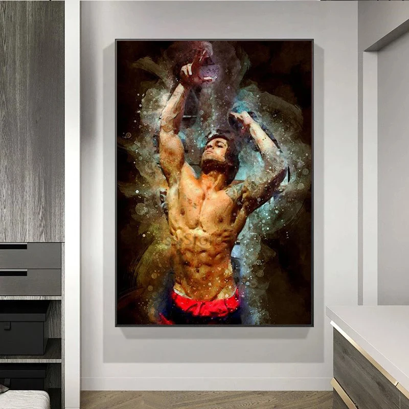 Graffiti-Bodybuilding-Star-Zyzz-Aziz-Shavershian-Poster-and-Canvas ...