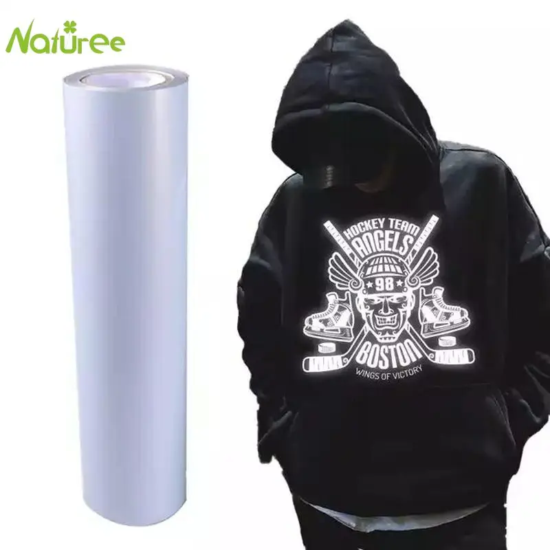 25cm-2m-Reflective-Silver-Heat-Transfer-Vinyls-HTV-for-T-Shirts-Iron-on ...