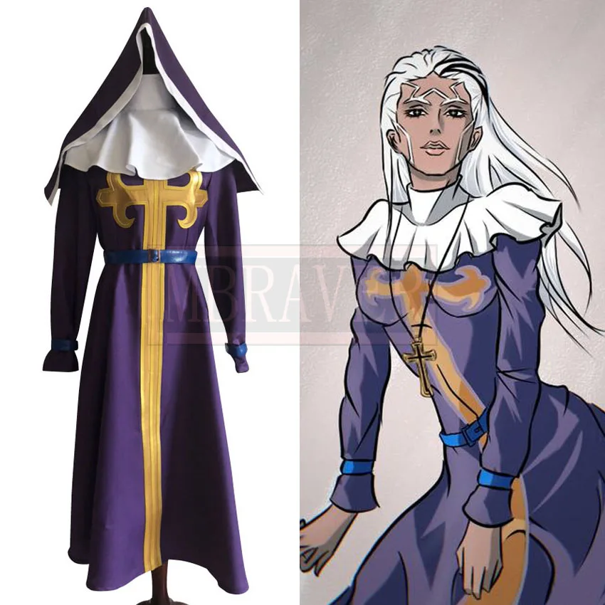 JoJo 'S Bizarre Adventure Enrico Pucci Sex Reversion หญิงสไตล์ Cos ...
