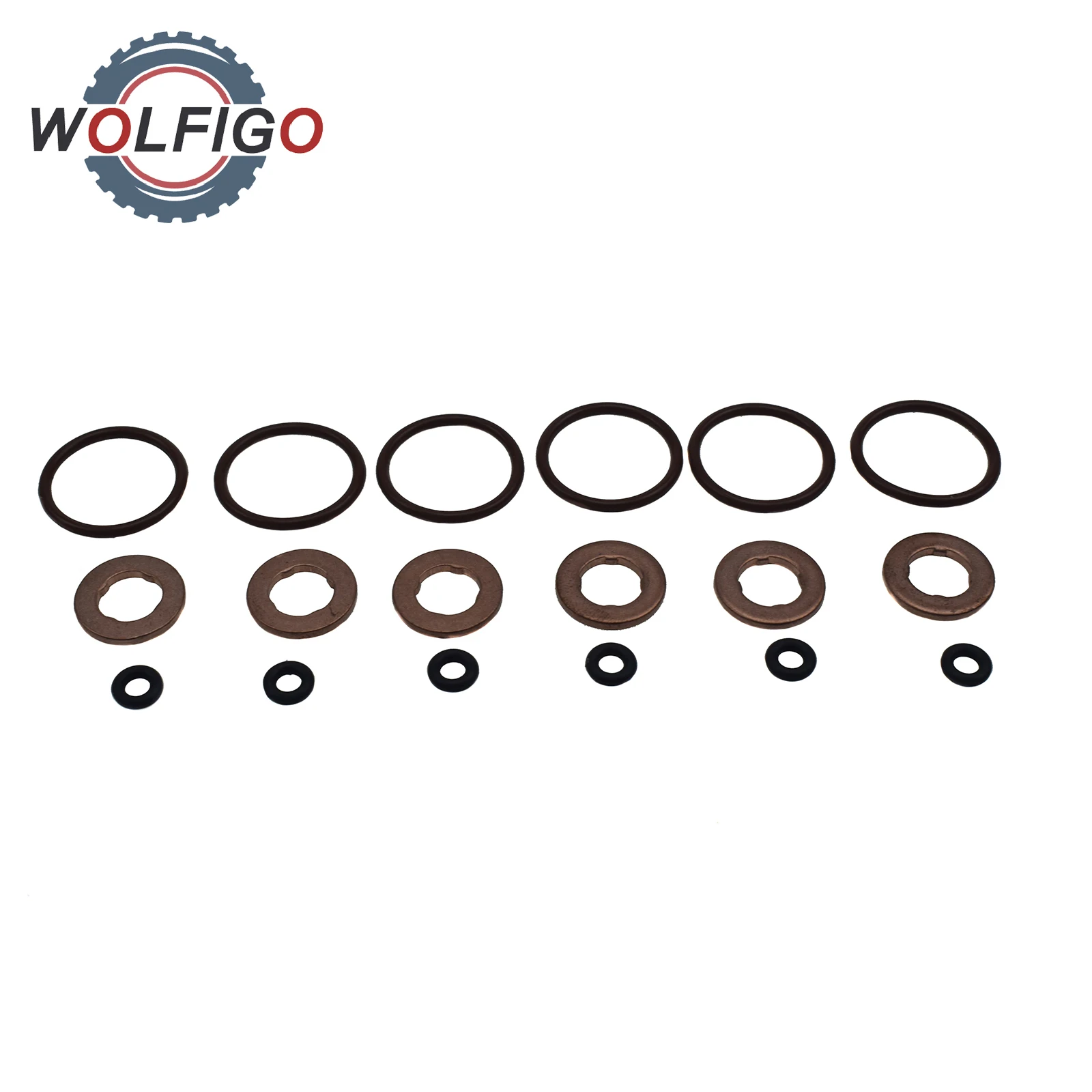 WOLFIGO 아우디용 인젝터 씰 링 O 링 키트, VW 3.0 TDI 059130519 059130119 059130519B ...