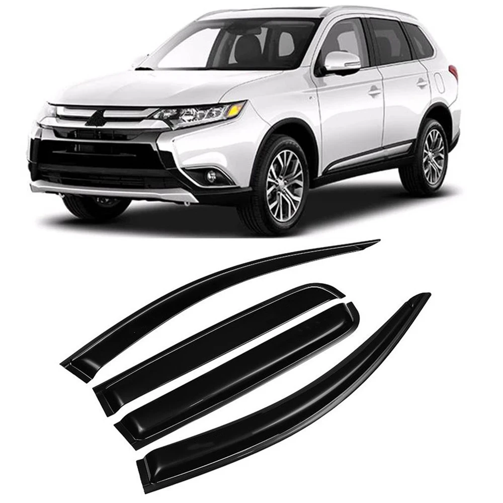 For Mitsubishi Outlander 2014-2020 Window Visor Wind Rain Sun Smoke ...