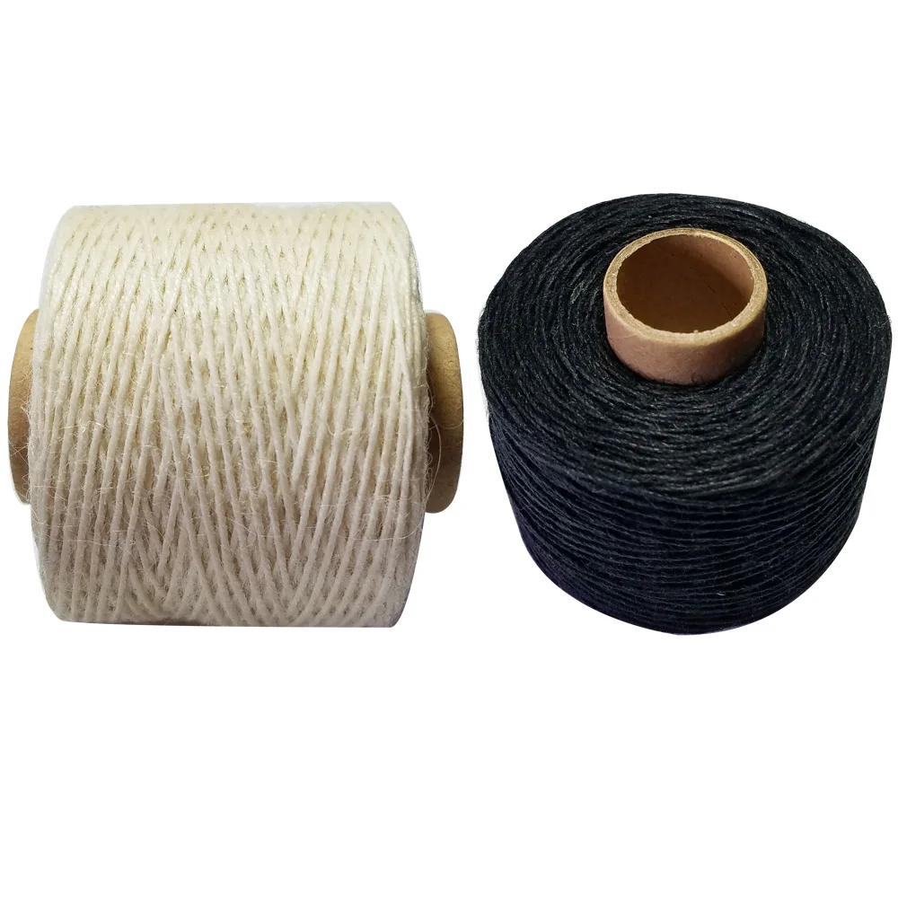 100-Linen-waxed-thread-High-tenacity-100m-roll-twine-cords-for-Leather ...