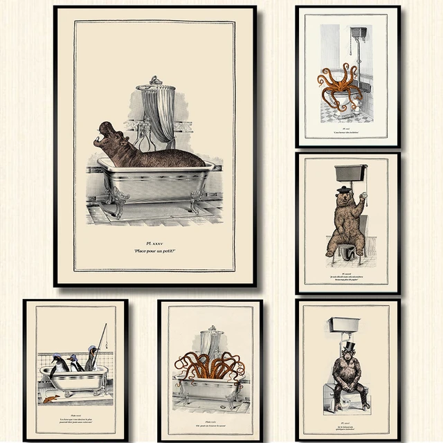Vintage Toilet Art