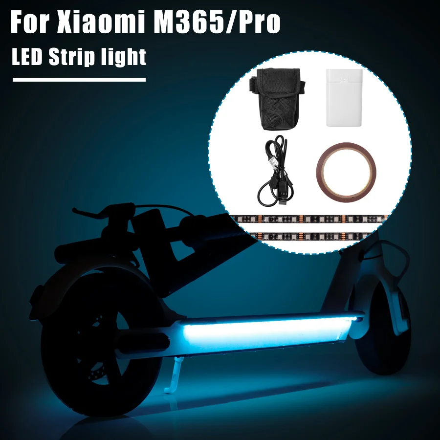 LED Strip Light Flashlight Bar Lamp For Xiaomi M365 pro for ninebot max ...