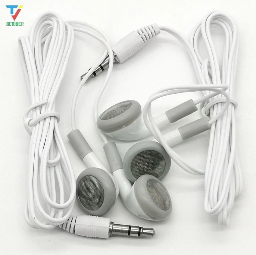 Wholesale White 3.5mm Disposable Earphones for School for Gift for ...