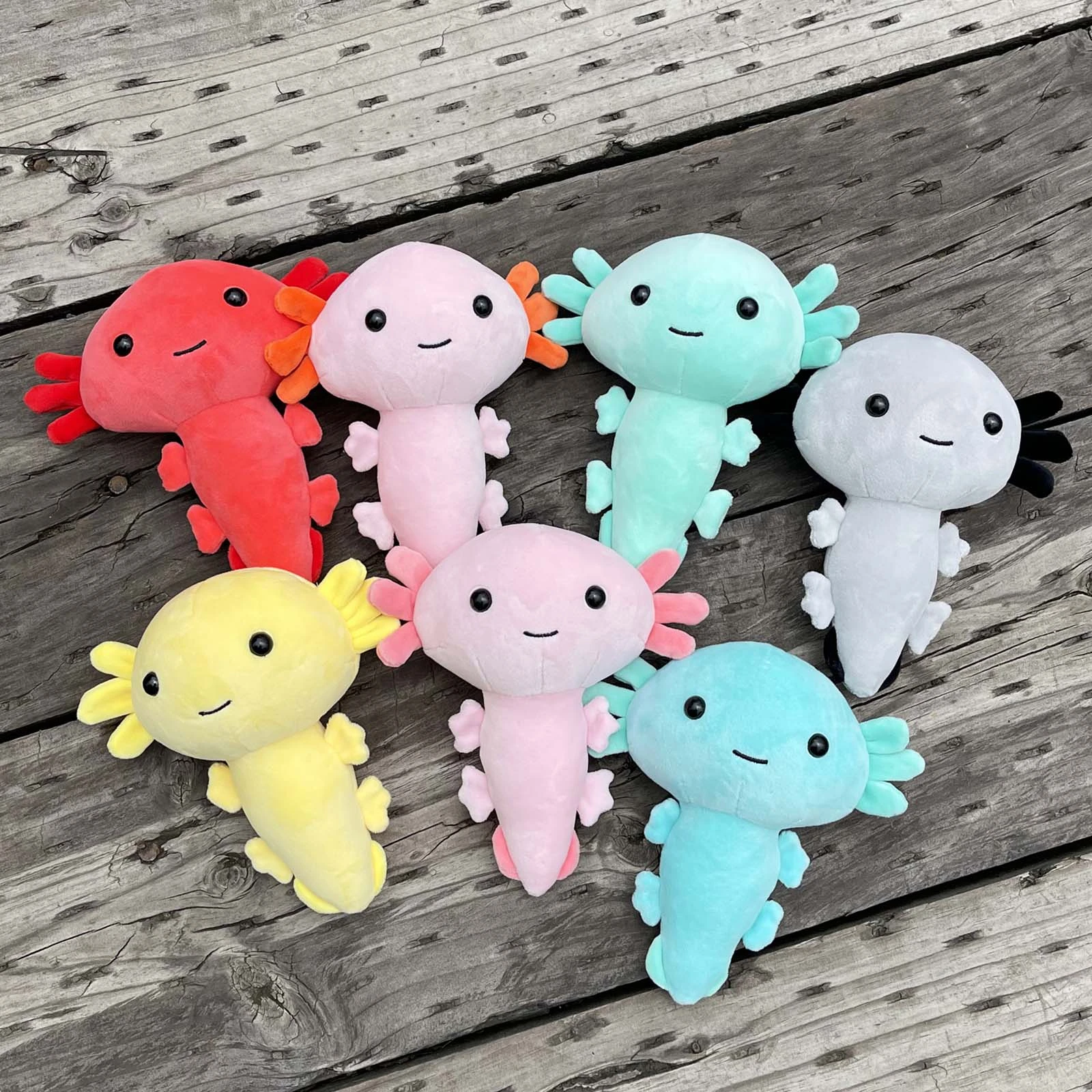 Axolotl Plush Toy Kawaii Animal Axolotl Plushies Figure Doll Toy ...