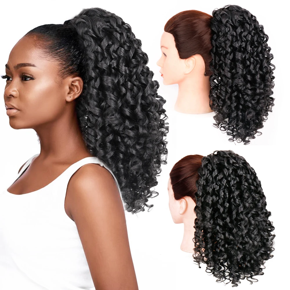 AZQUEEN-Synthetic-Hair-Fiber-Heat-Resistant-Curly-Hair-With-Ponytail ...