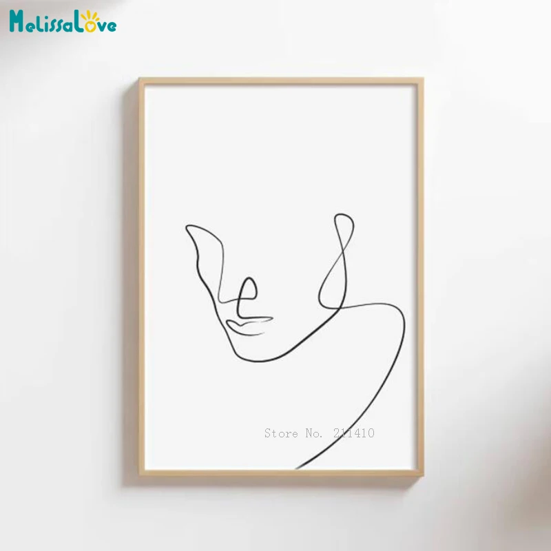 Simple Man Face Drawings