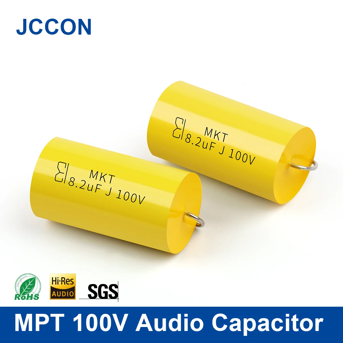 2Pcs MPT 100V Capacitor HIFI Axial Fever Crossover Coupling Frequency ...