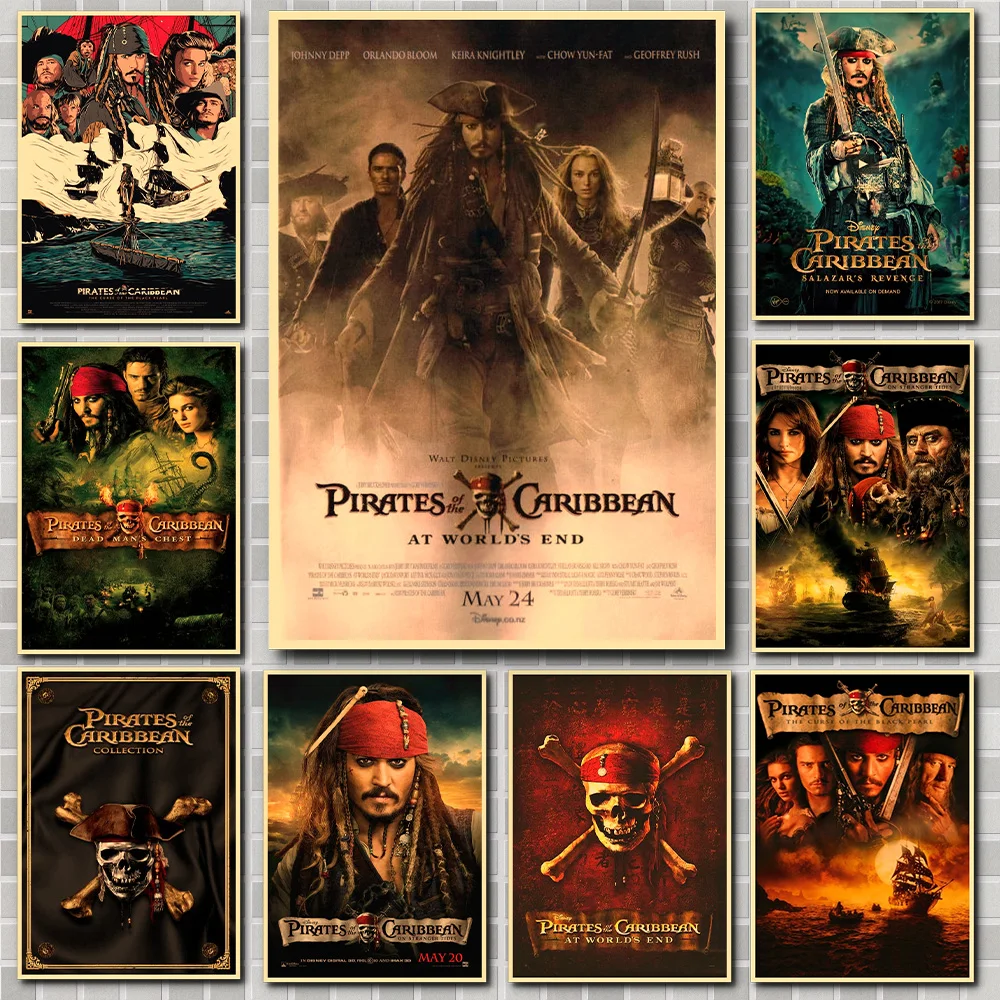 Pirates Of The Caribbean Movie Posters