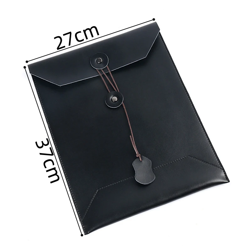 Anthony A4 Leather Document Holder – Black – Pritzy