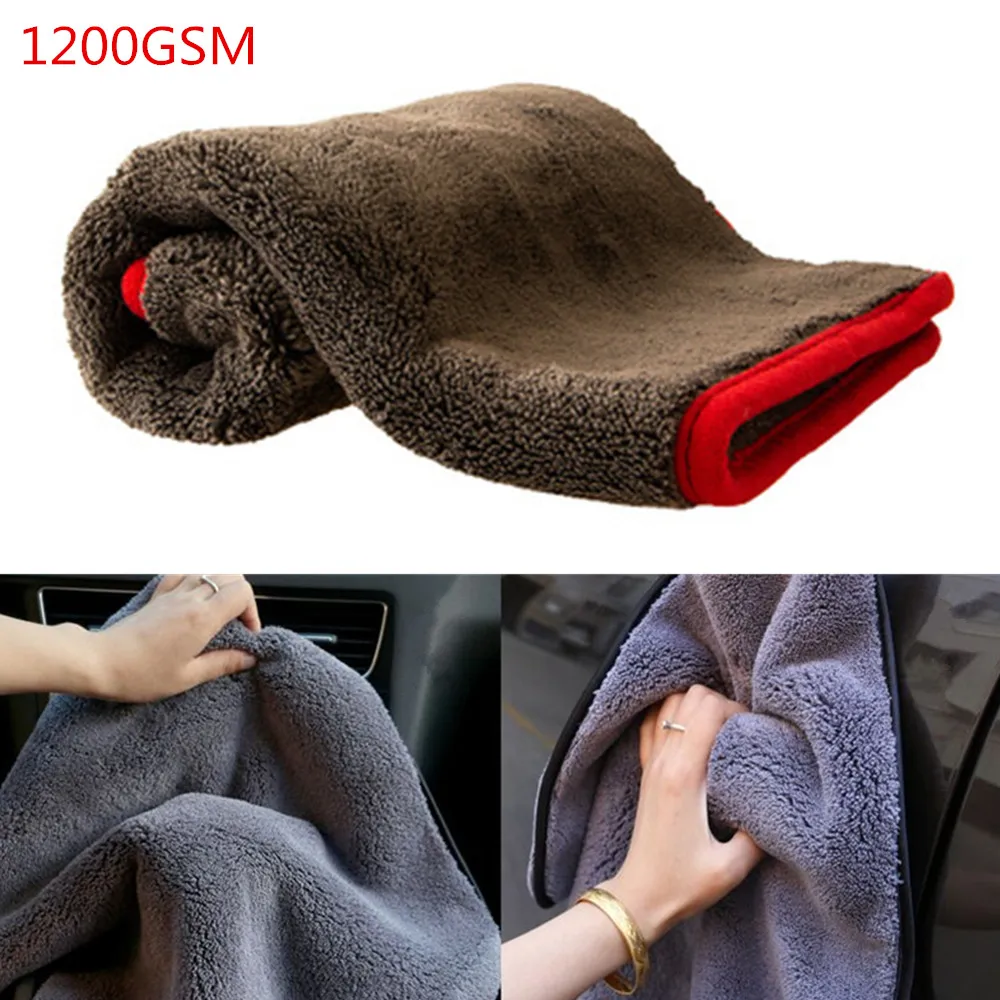 Car-Wash-1200GSM-Car-Detailing-Microfiber-Towel-Car-Cleaning-Drying ...