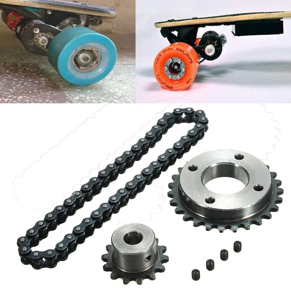 Diy Sprocket Chain Wheel For Electric Longboard 8044 Skateboard ...