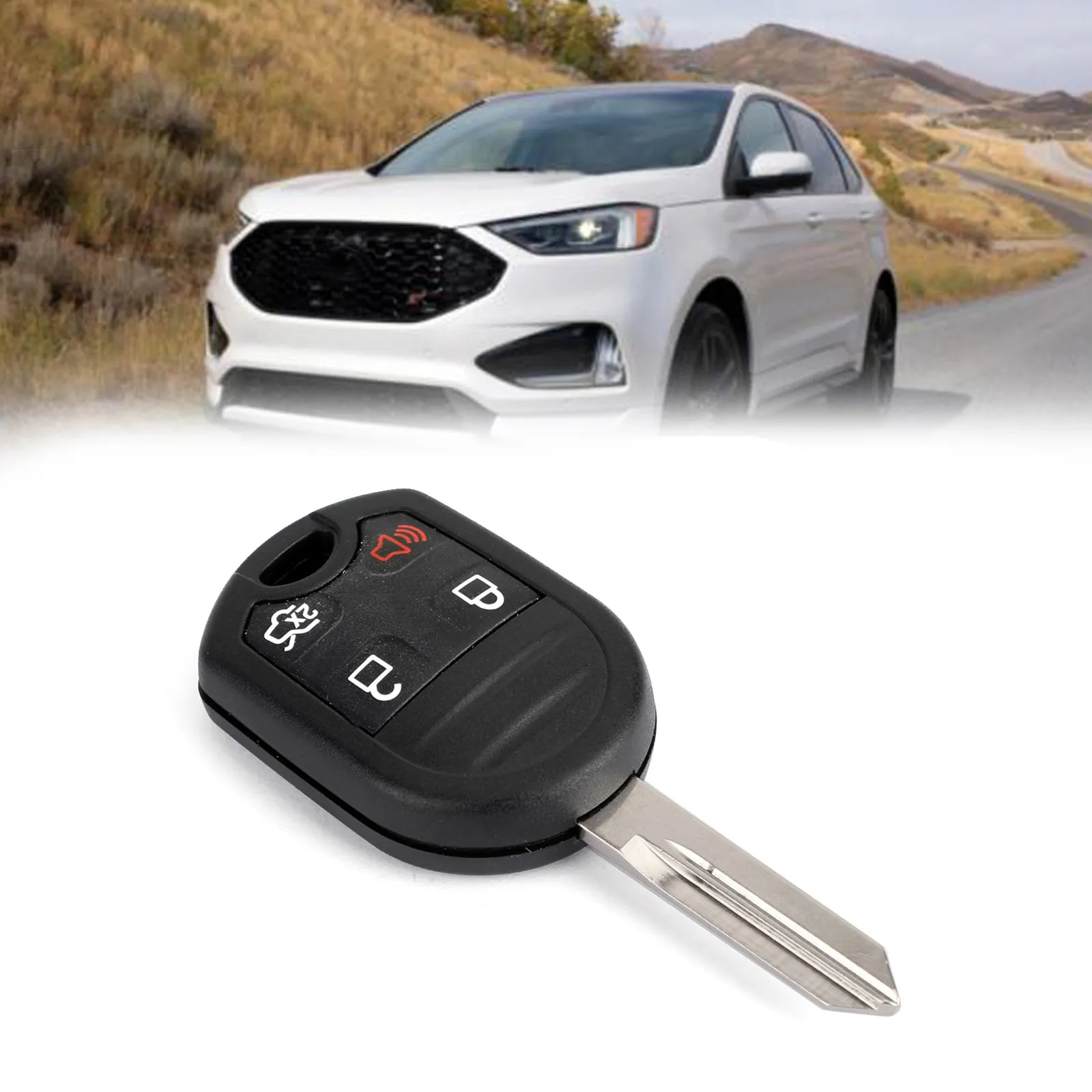 Areyourshop Keyless Remote Start Key Fob For Ford 2011 2016 F150 F350 ...