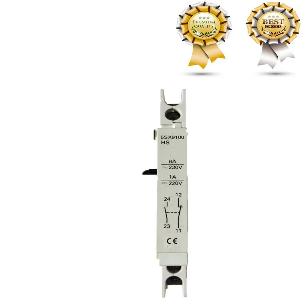 SIEMENS 5SX9100HS 보조 접점 블록, 6 AMP/230 VAC, 1 AMP/220VDC 용 1PCS|교체부품&액세 ...