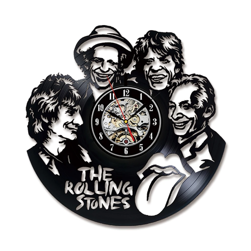 New-Design-Wall-Clock-Rock-Vintage-Design-Vinyl-Record-Singer ...