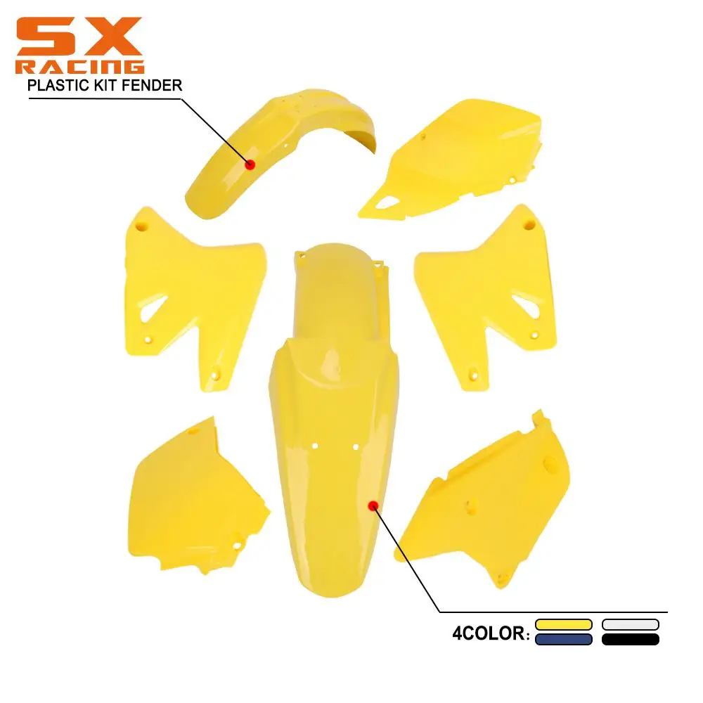 Motorcycle-Fairings-Plastics-Front-Rear-Fender-Body-Mudguard-Kit-Side ...