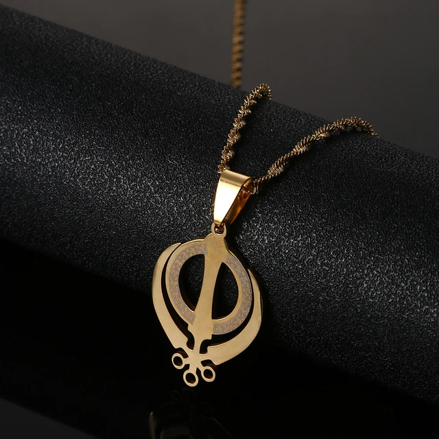 Sikh Khanda Necklace