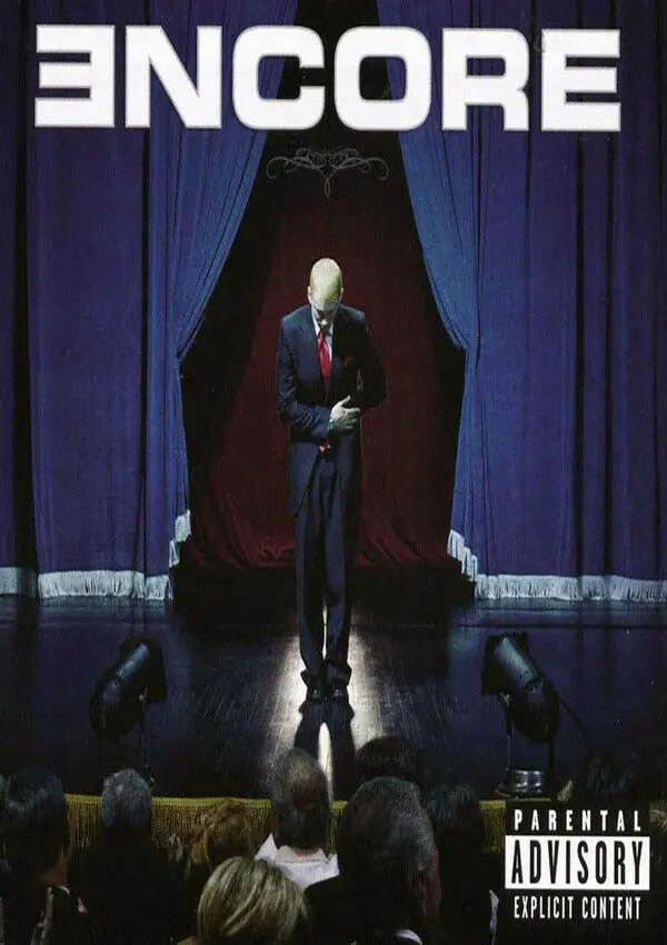 Hot Eminem Encore Rapper Hip Hop Music Album Classic Silk Fabric Wall ...