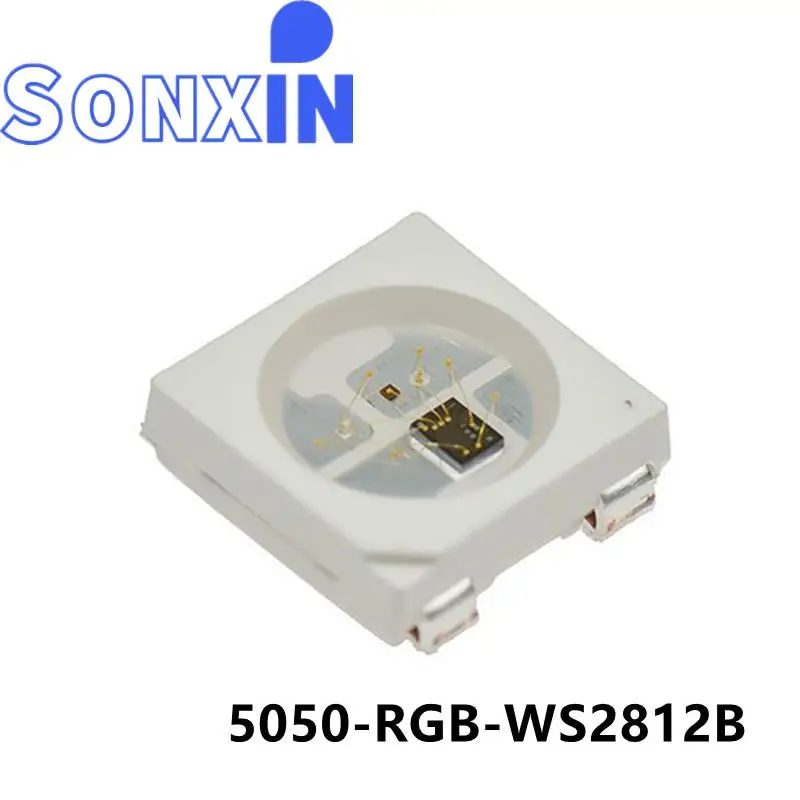 100pcs Ws2812b (4pins) 5050 Smd Ws2812 Individually Addressable Digital ...