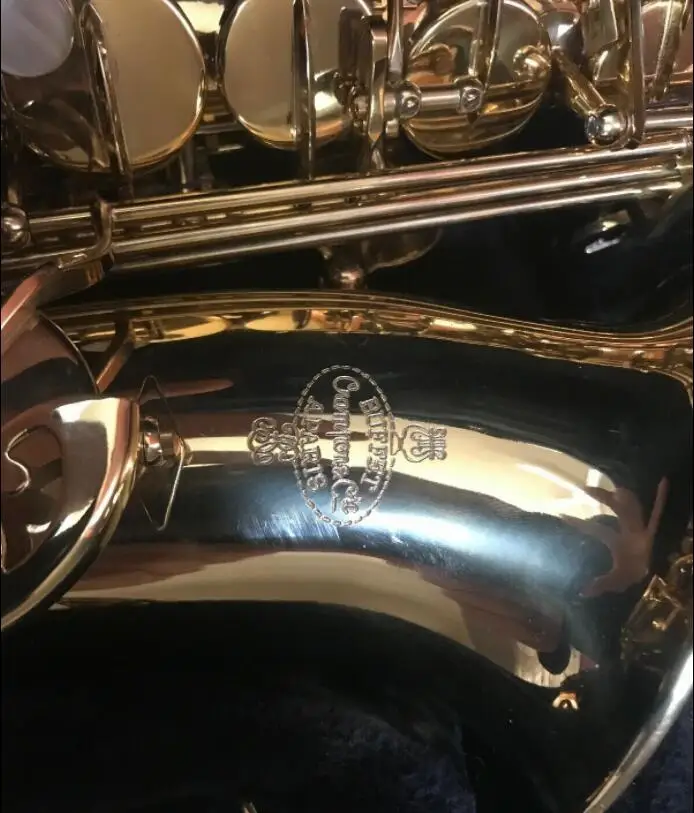 Buffet Crampon Cie a Paris Alto Saxophone E flat Saxofone Gold Lacquer ...