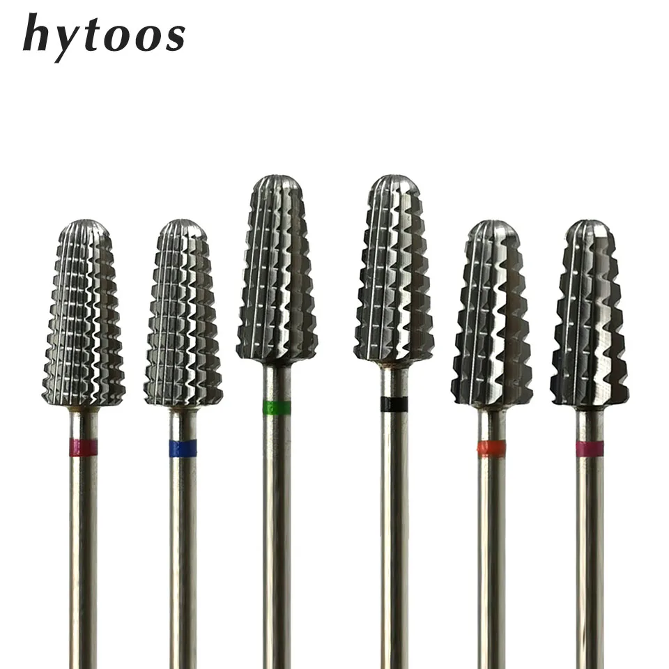 HYTOOS Volcano Carbide Nail Drill Bits 3/32" Two way Carbide Bit Rotary ...