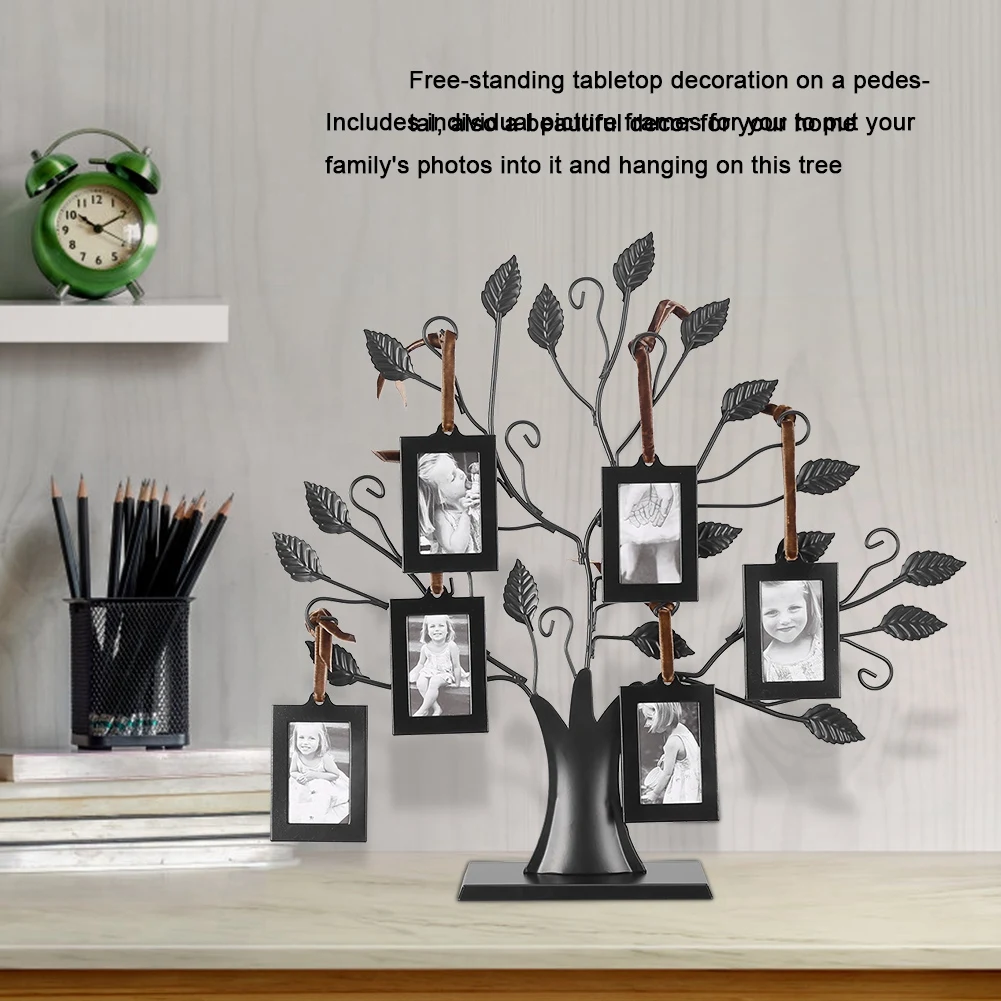 Fashionable Family Tree Photo Frame Display Tree With Hanging Pictures ...