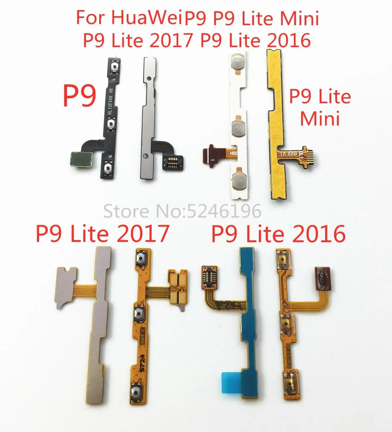 Applicable To For Huawei P9 P9 Plus Mini P9 Lite 2017 Switch Power On ...