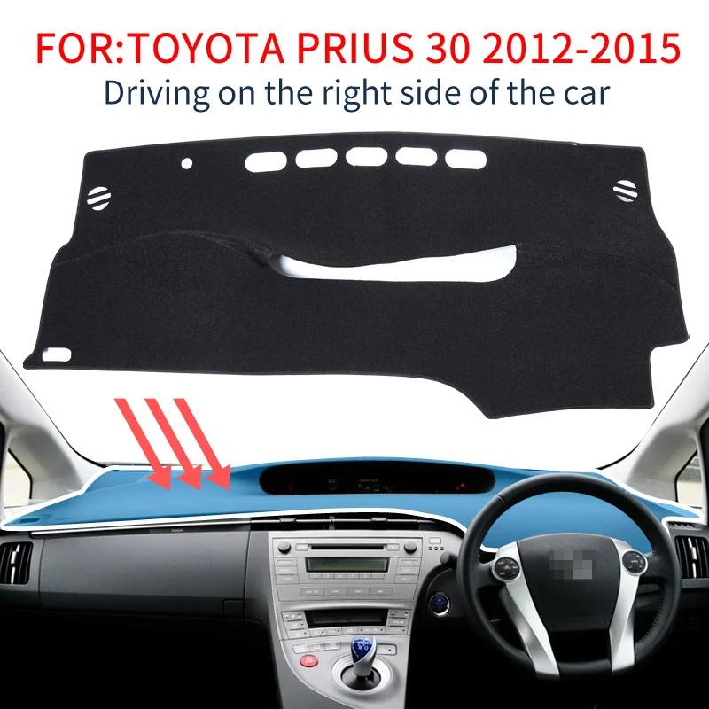 F-r-Toyota-Prius-30-2010-2015-Auto-Anti-Slip-Matte-Dashboard-Abdeckung ...