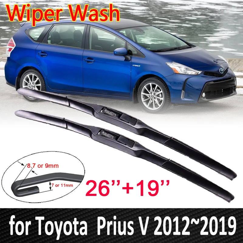 Car-Wiper-Blade-for-Toyota-Prius-V-Daihatsu-Mebius-2012-2019-ZVW40 ...