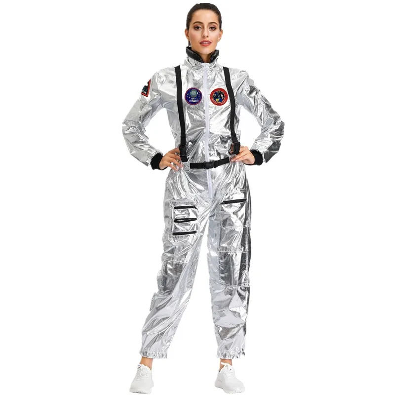 Silver Space Suits Women
