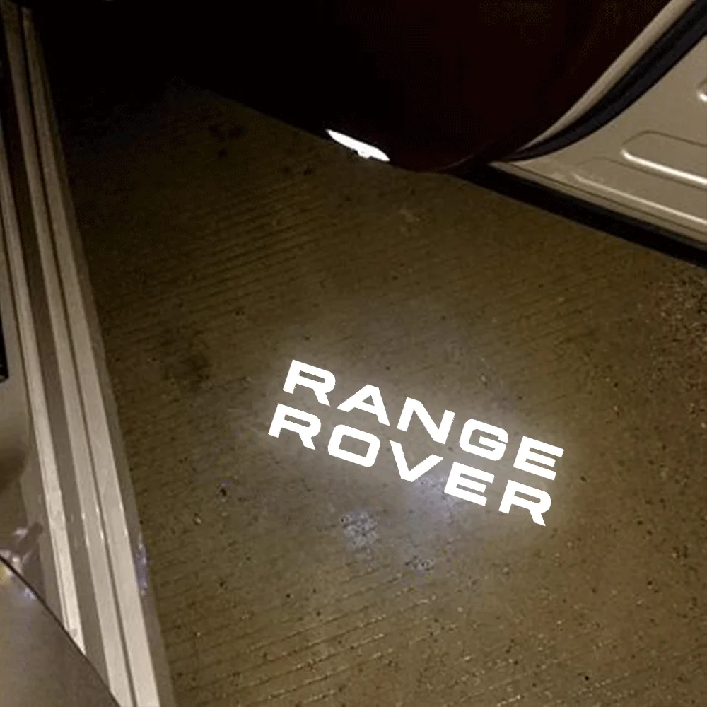 Car LED Door Welcome Lights Emblem Lamp Accessories For Land Rover ...