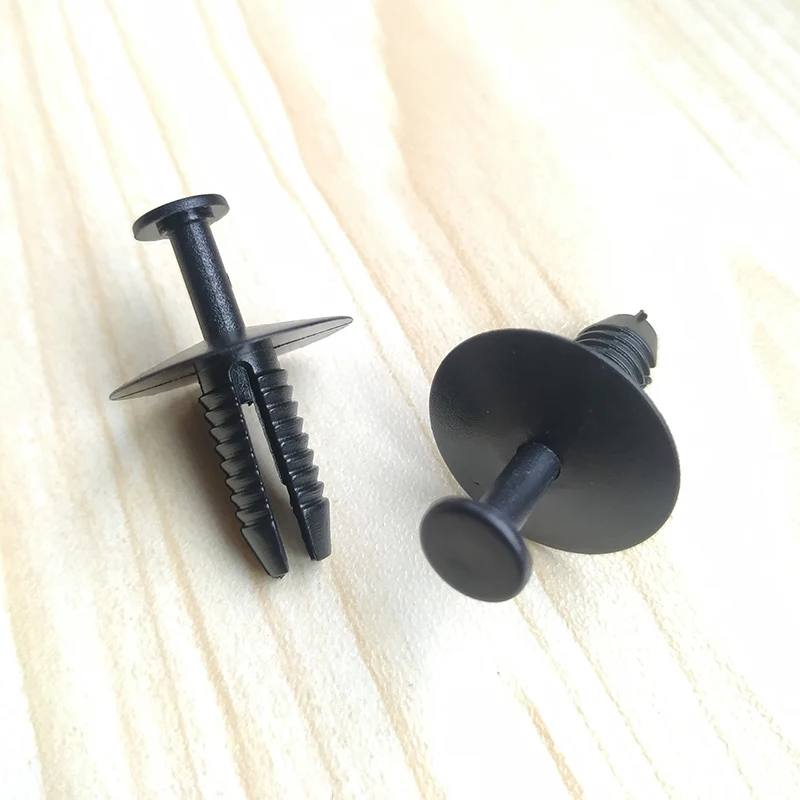 Auto Fastener Rivet Retainer Clips 6.8mm Hole Push Engine Cover Bumper ...