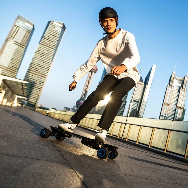 Electric Skateboard Urban flatbed scooter Remote Longboard Adult ...