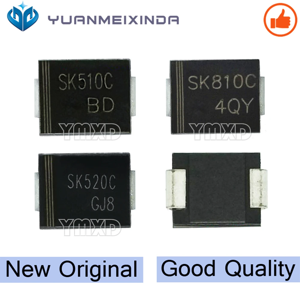 10pcs/lot SK510C SK520C SK810C SS5150 MB510 MB810 SMC/DO-214AB New ...