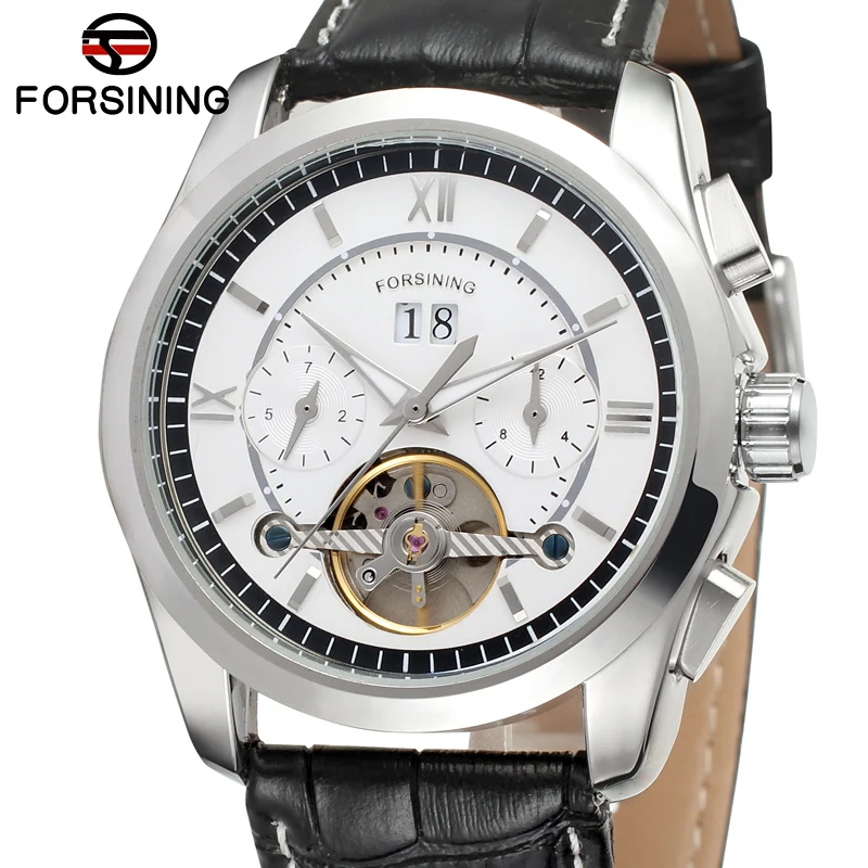 FORSINNG European style flywheel nail scale mechanical watch Calendar ...