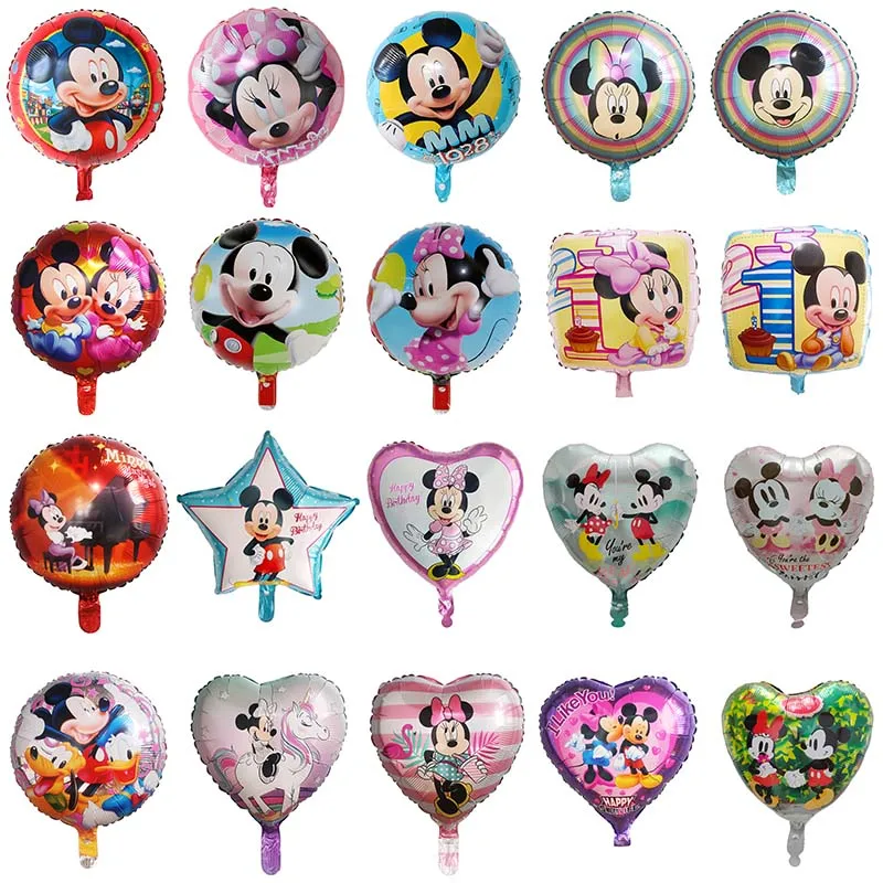 10pcs-18inch-Mickey-Minnie-Mouse-Foil-Helium-Balloons-Baby-Shower ...