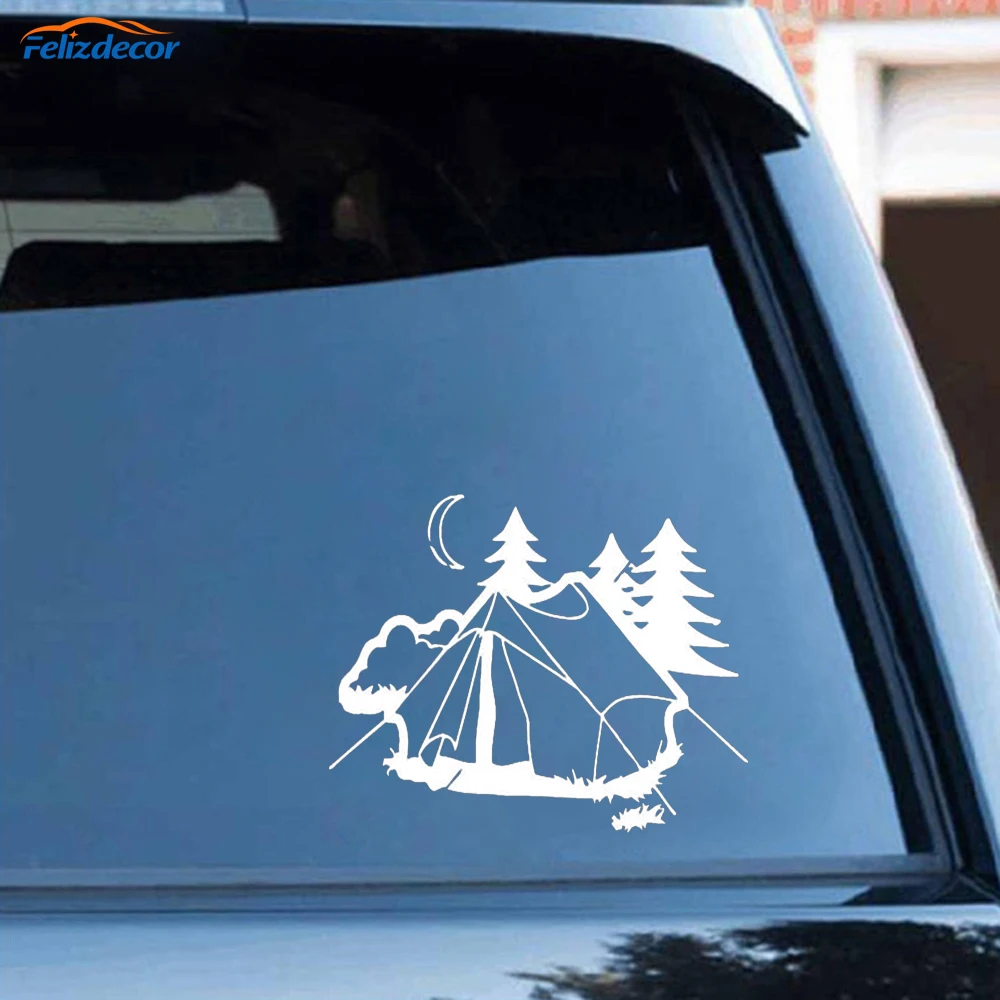 Camping Fire Labels Sticker Pack Sticker Art Campsite Bumper Sticker ...