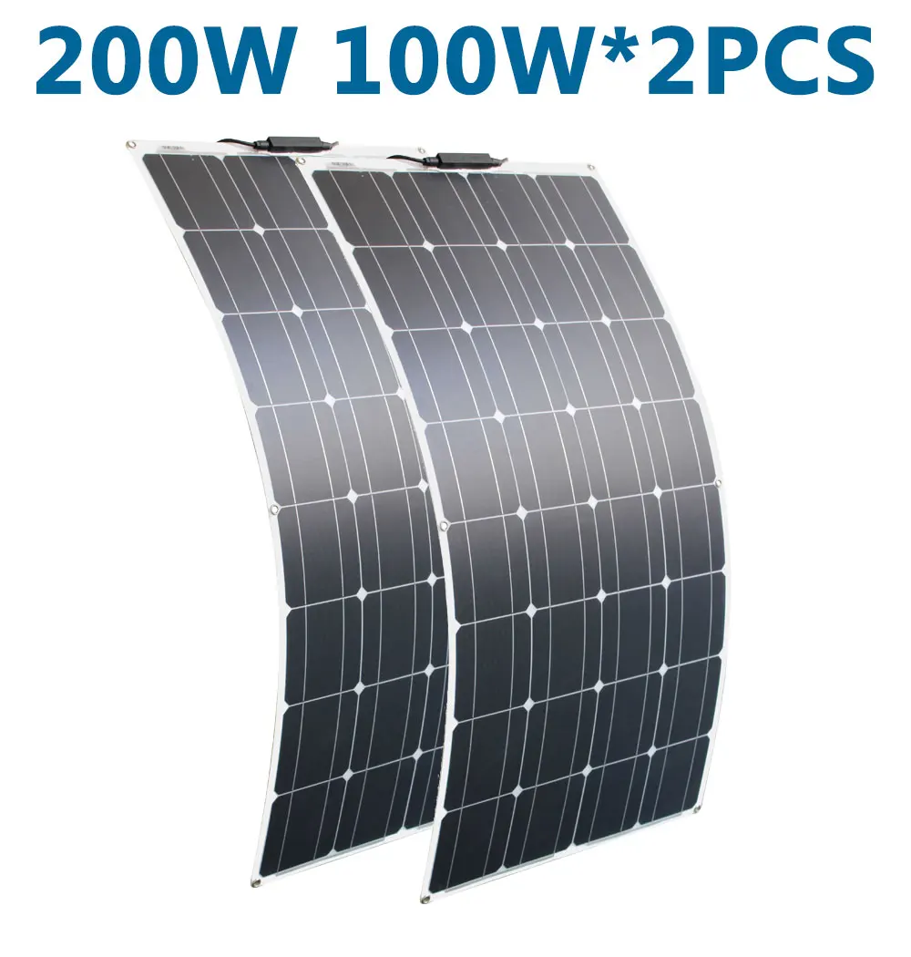 Dgsunlight 200w 800w 12v portable solar panel flexible 16v w panels ...